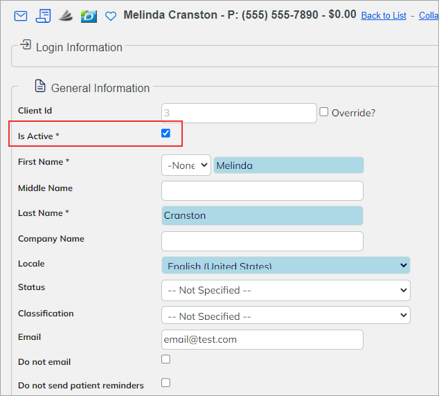 How do I inactivate a client?