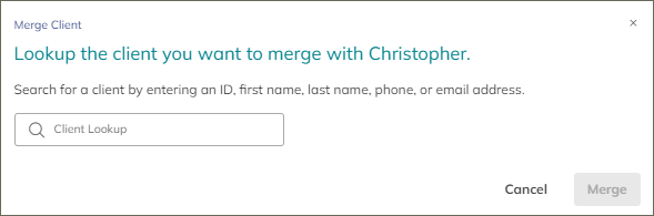 How do I merge client records?