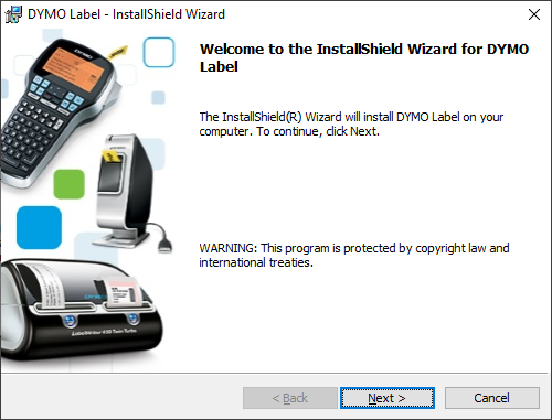 How do I set up and install a DYMO® LabelWriter printer?