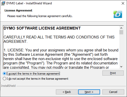 How do I set up and install a DYMO® LabelWriter printer?