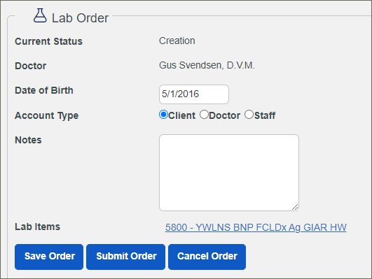 How to submit an IDEXX Reference lab order?