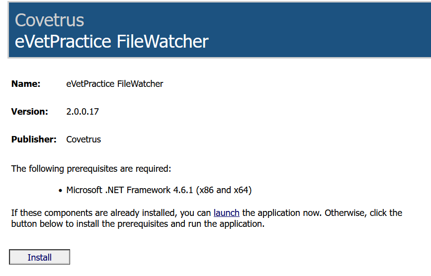 How to upgrade the Covetrus FileWatcher for IDEXX In House Labs