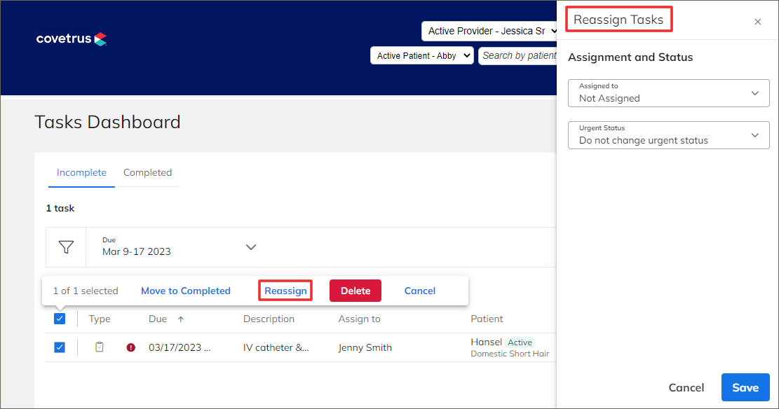 Pulse™ Tasks Dashboard