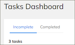 Pulse™ Tasks Dashboard