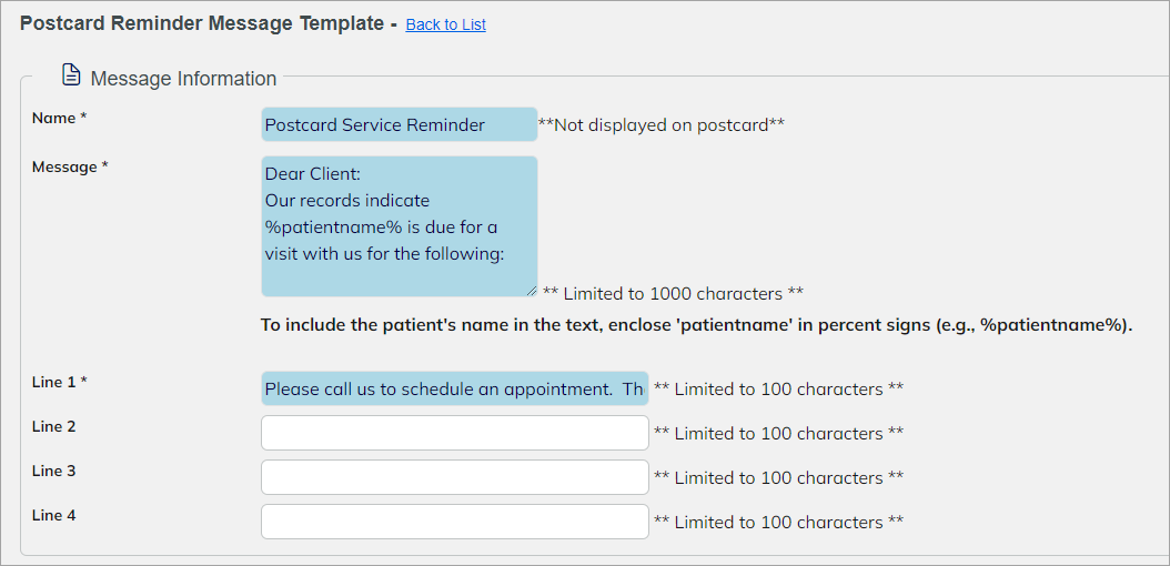 How do I configure and manually distribute reminders for postcards in ...