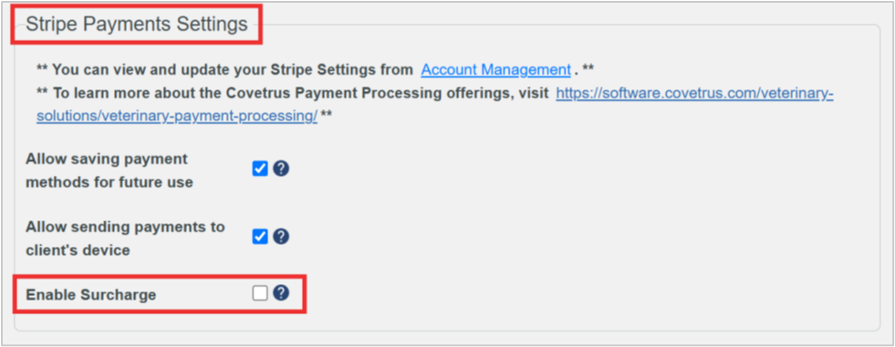 Stripe Surcharge Setup and User Guide