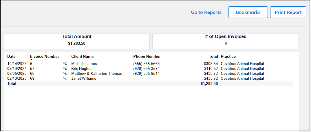Coming Soon! Open Invoice Report
